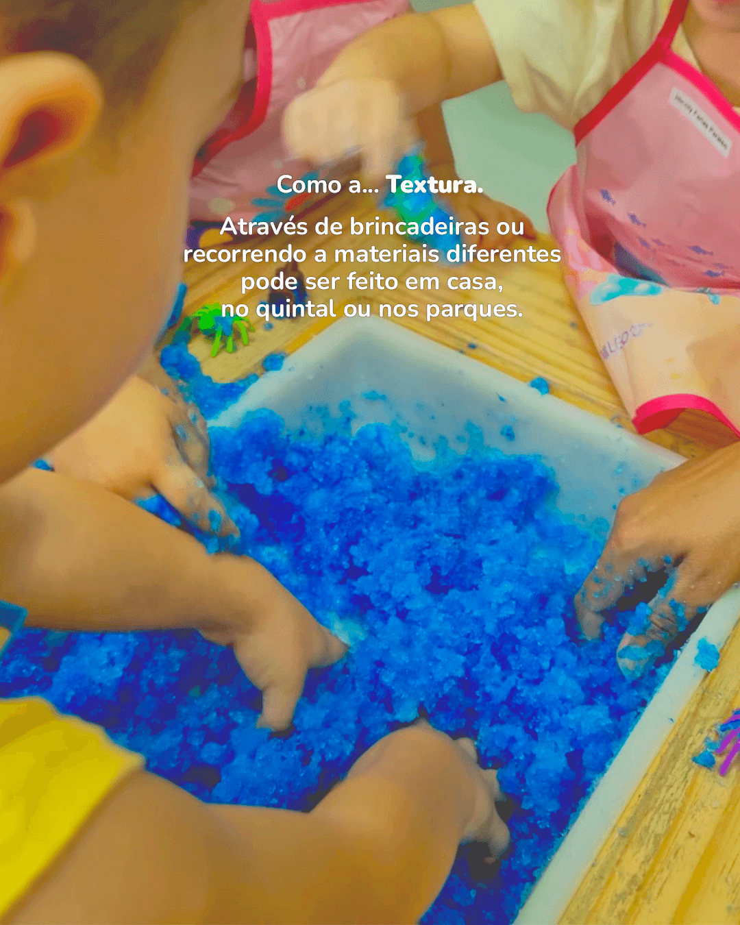 Experiências sensoriais na Educação Infantil no Blog do Certus